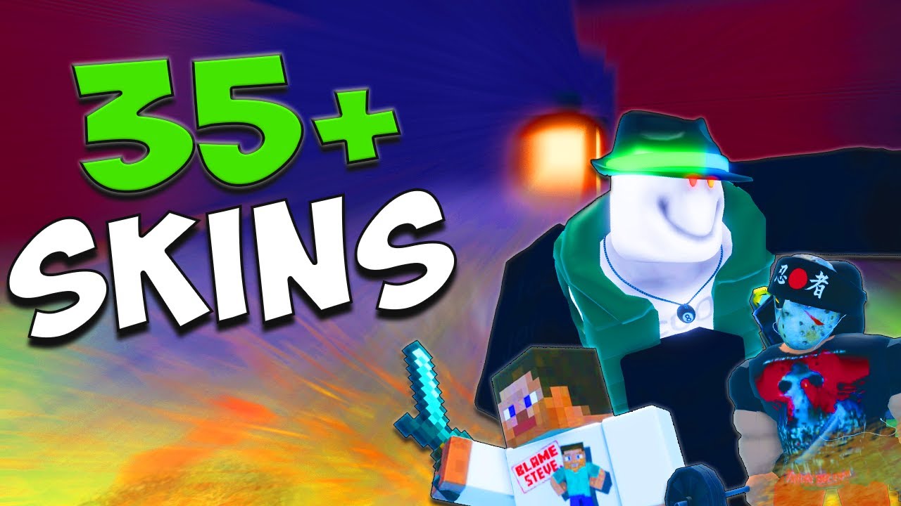 All NEW Skins Showcase in Roblox Forsaken - YouTube