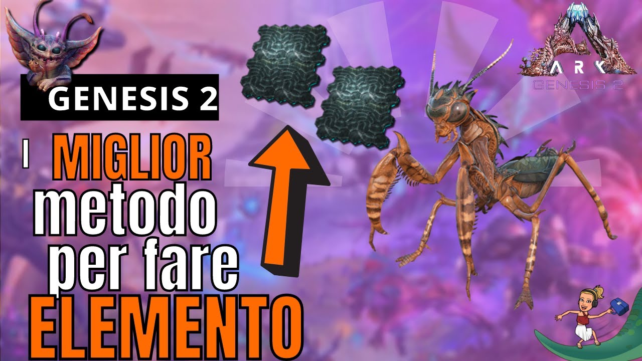 Ark Genesis 2 | Il miglior metodo per raccogliere elemento ITA - YouTube