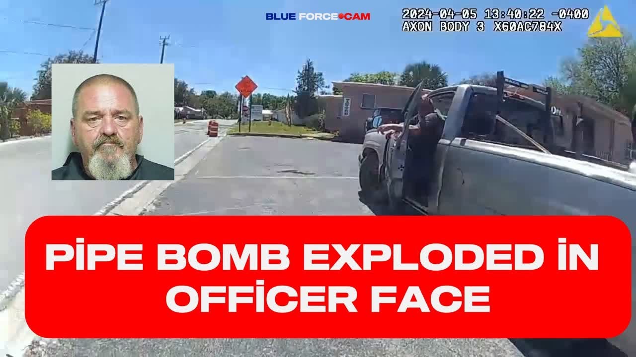 Pipe Bomb Exploded in Officer Face During Traffic Stop - YouTube