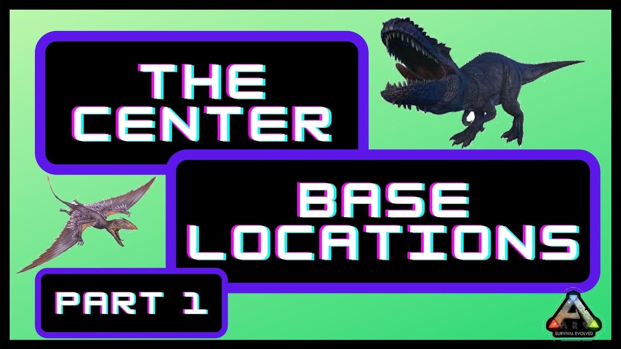The Center Best PVP Base Locations PvP (ARK: Survival Evolved) - YouTube