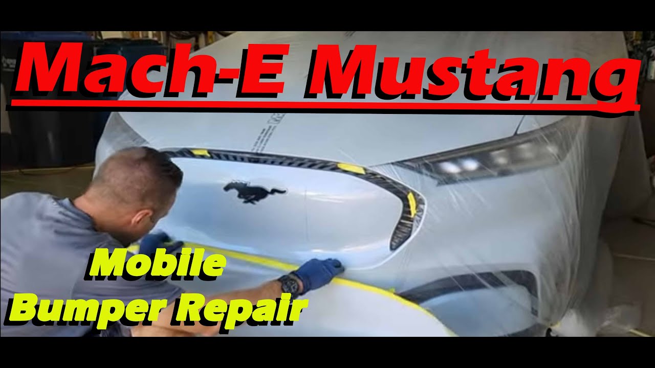 Mobile Bumper Repair Phoenix Arizona Mustang Mach E (mobile). Quick vid ...