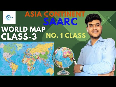WORLD MAP 🌍 SAARC class-3 by Naveen sir - YouTube