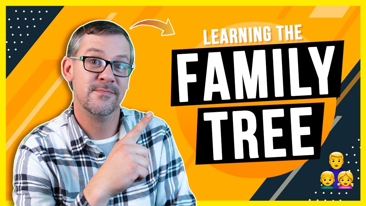 Family TREE and words in English | Learning vocabulary 👪 - YouTube