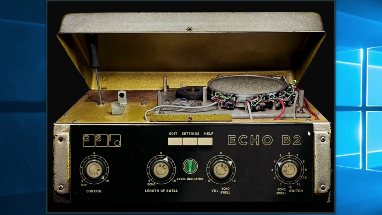 GSi ECHO B2 - Demo with Electric Guitar - YouTube