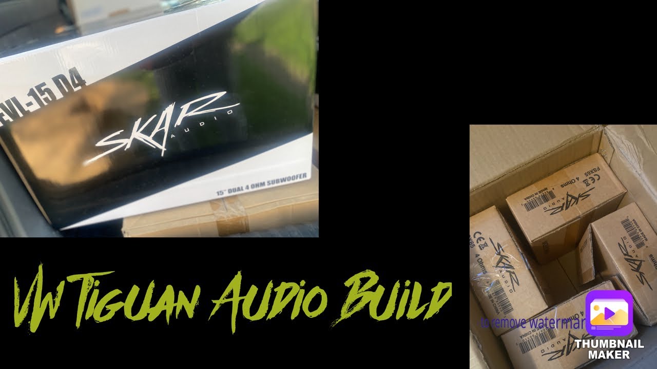 First in World Tiguan Car Audio Build ( Skar Audio Unboxing ) - YouTube