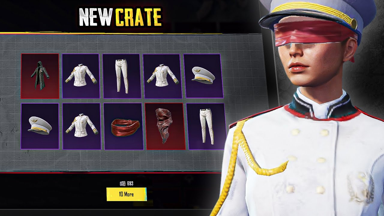 COMMANDER (Cpatain) SET CRATE OPENING in PUBG MOBILE KR! 🔥 ...