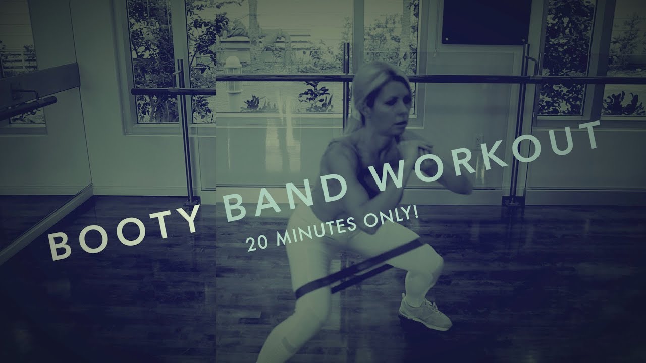 20 min Booty Band Workout For All Levels - No Equipment Needed With ...