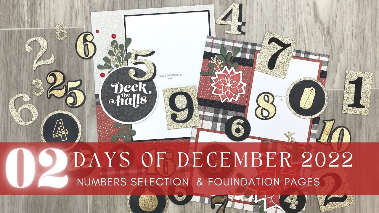 December Daily | Foundation Pages | CTMH Christmas Story - YouTube
