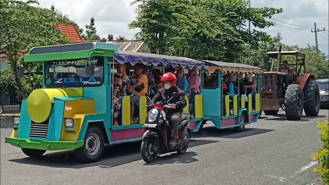 KEONG BALAP & TRAKTOR HOLLAND🚂🚃🚜Odong Odong ZOLLA Kereta Wisata Tawun ...