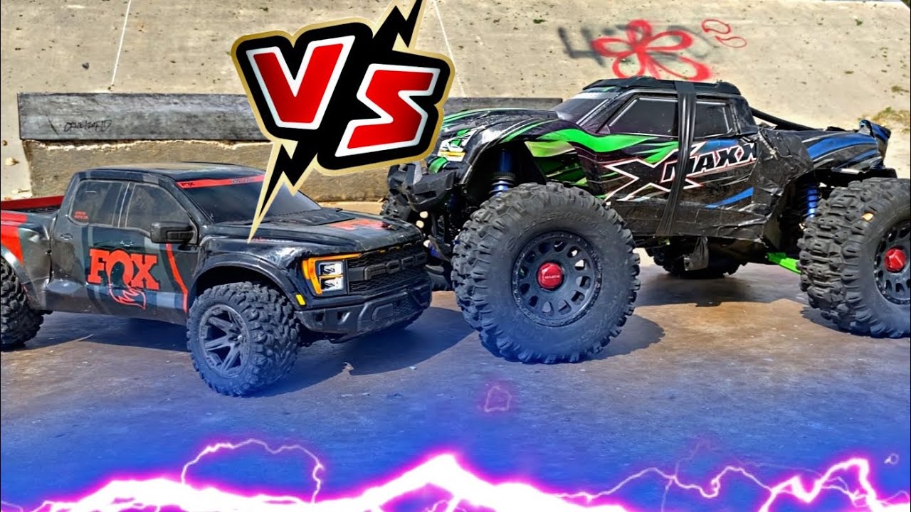 Traxxas Xmaxx VS Ford Raptor!!! Incredible RC Cars! - YouTube
