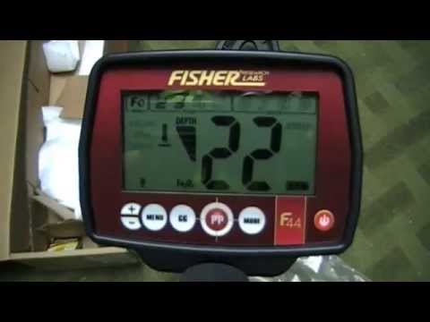 FIRST LOOK! Fisher F44 Metal Detector Review unboxing w. Bill Ladd WOW ...