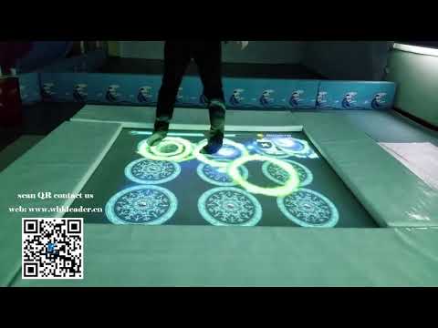 Interactive Trampoline AR interactive projection trampoline games ...