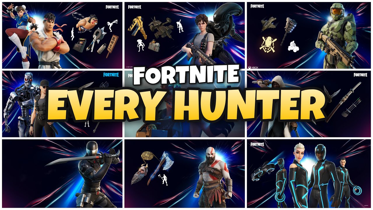 EVERY FORTNITE HUNTER! (All Collabs) (Fortnite Item Shop - 14 March ...