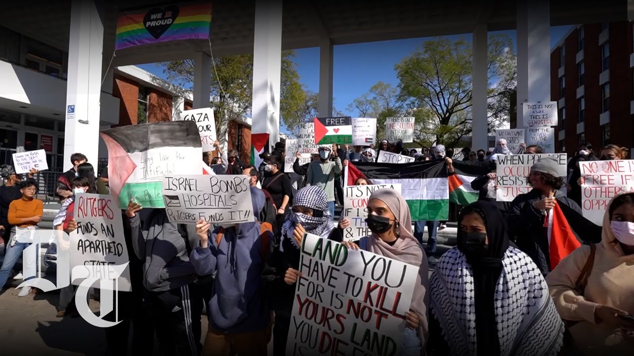 Rutgers Students for Justice in Palestine Holds Protests for Palestine ...