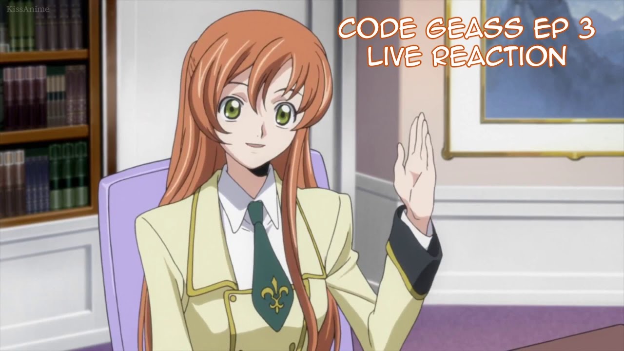 Code Geass Ep 3 Live Reaction *Read Description* - YouTube