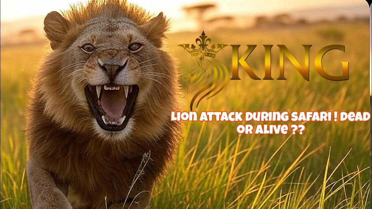 Lion Attack - DEAD or ALIVE ?! Africa Savana Hunt - YouTube