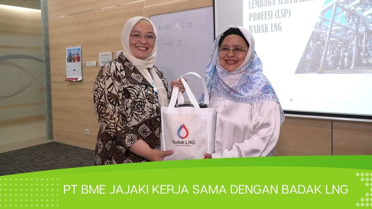 PT BME Jajaki Kerja Sama Dengan Badak LNG - YouTube