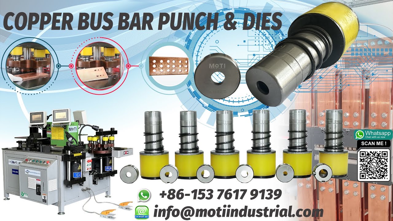 Copper Bus bar Punch and Dies Busbar Machine Busbar Machine ...