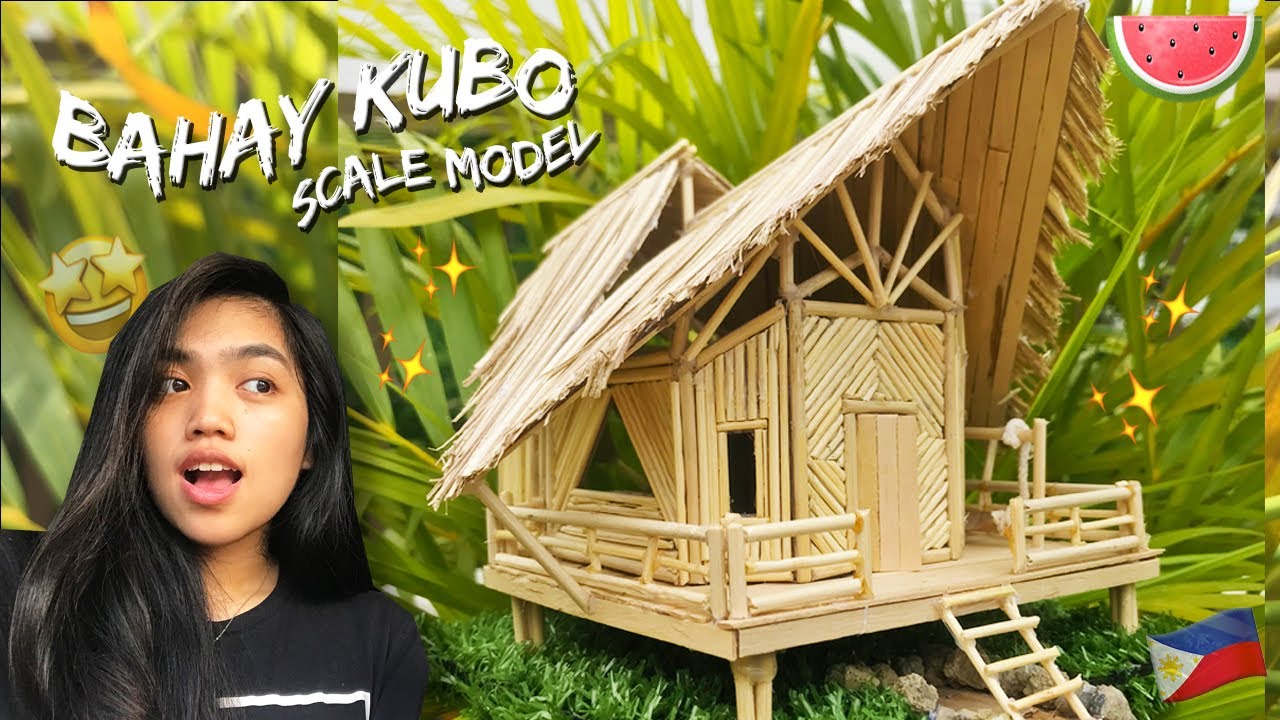making a BAHAY KUBO SCALE MODEL!! 🏠 + Scale Model Tips!!! 🤩 ...
