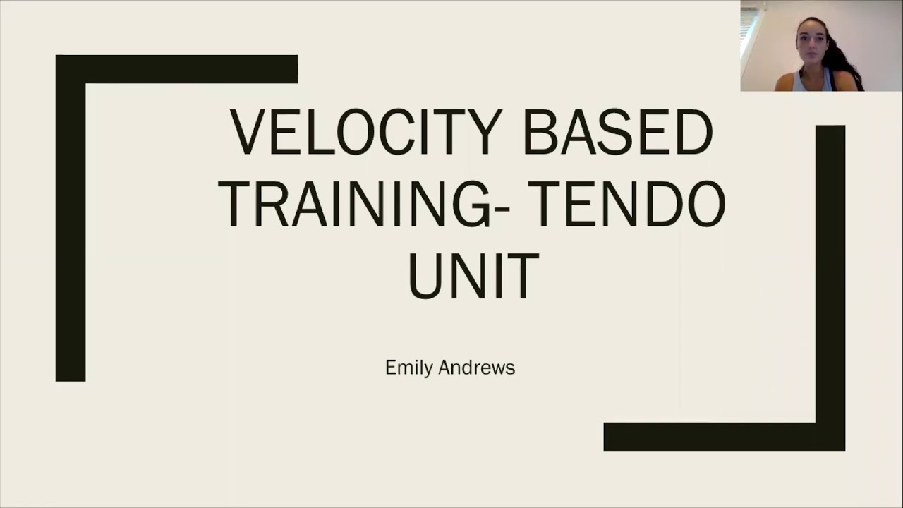 Tendo Power Analyzer- Video Analysis 1 - YouTube