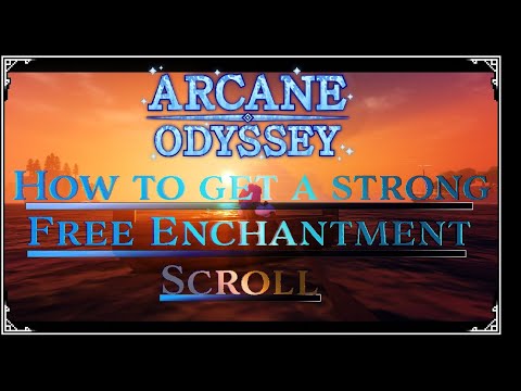 How to get a free Strong Enchanted Scroll || Arcane Odyssey - YouTube