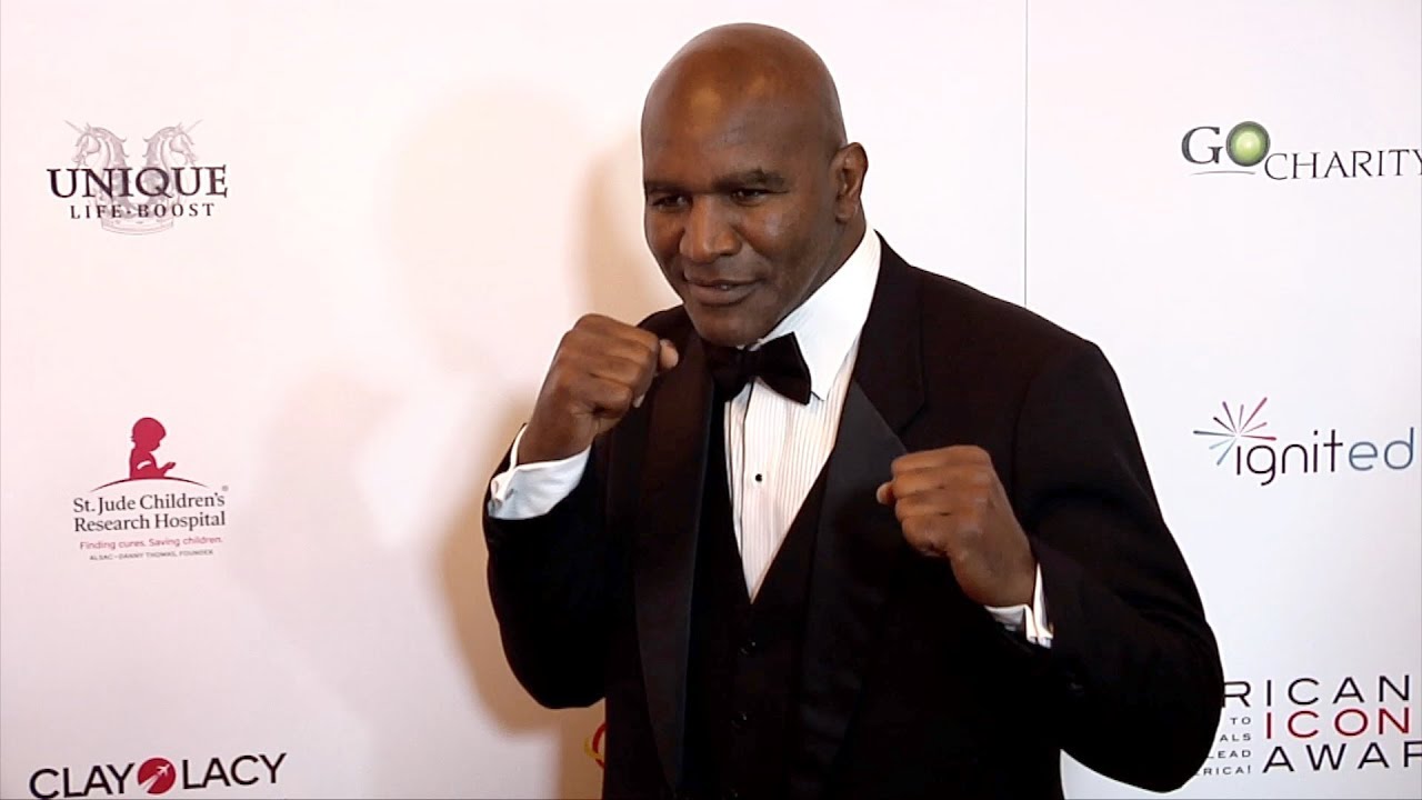 Evander Holyfield "American Icon Awards" Gala Red Carpet - YouTube
