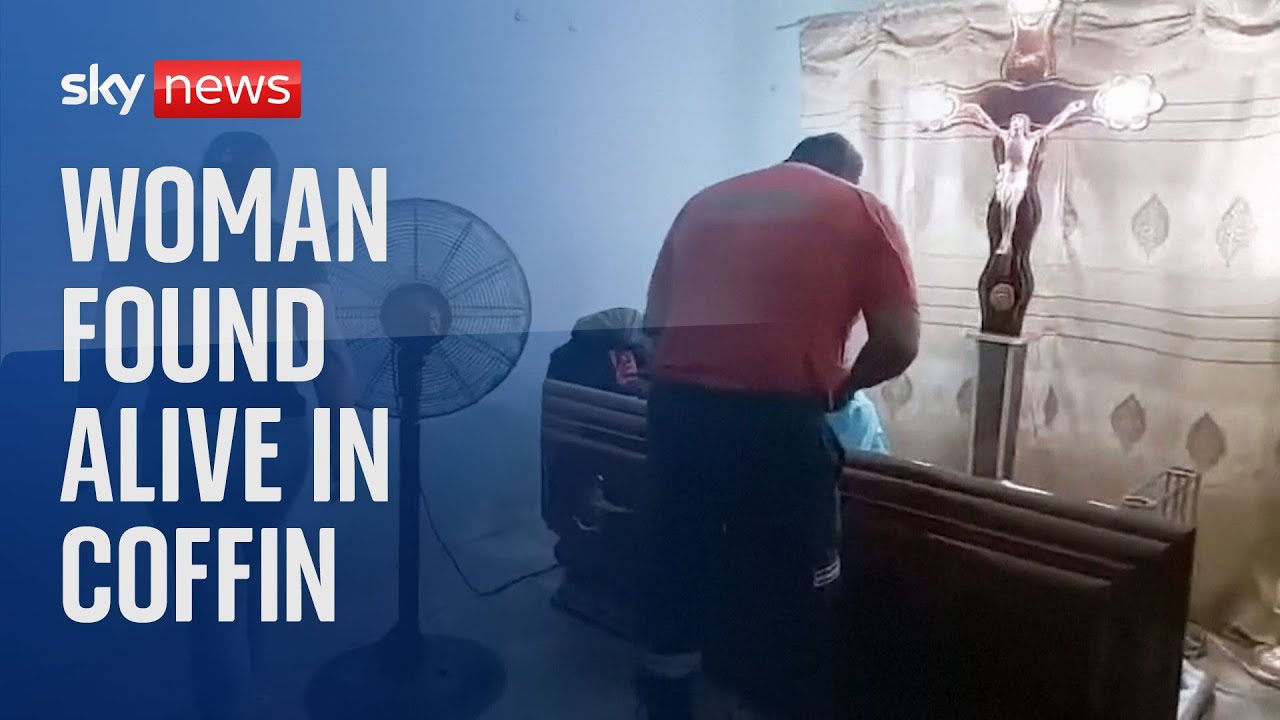 Woman found alive in coffin after being declared dead in Ecuador - YouTube
