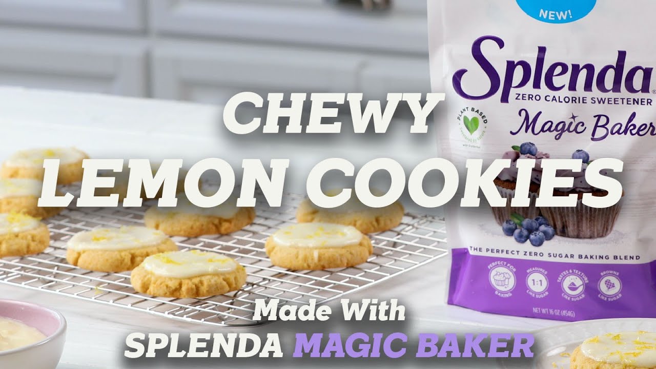 Chewy Lemon Cookies | Made with Splenda Magic Baker - YouTube