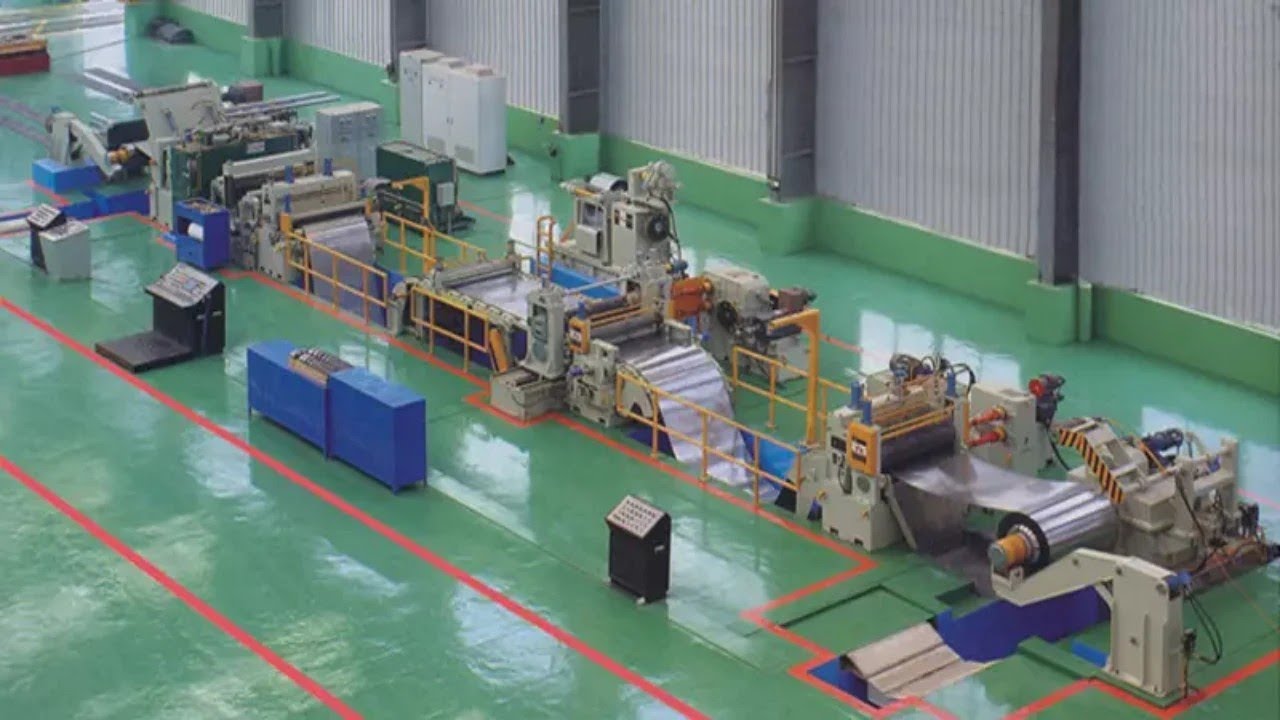 High speed steel coil slitting line | metal coil slitting line | steel ...