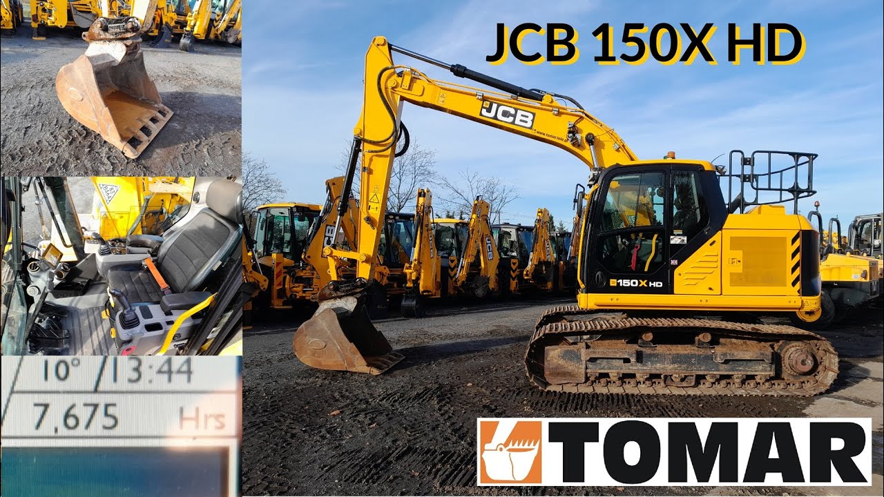 JCB 150X 2021R 0102 tel +48 575 316 333 tracked excavator koparka ...