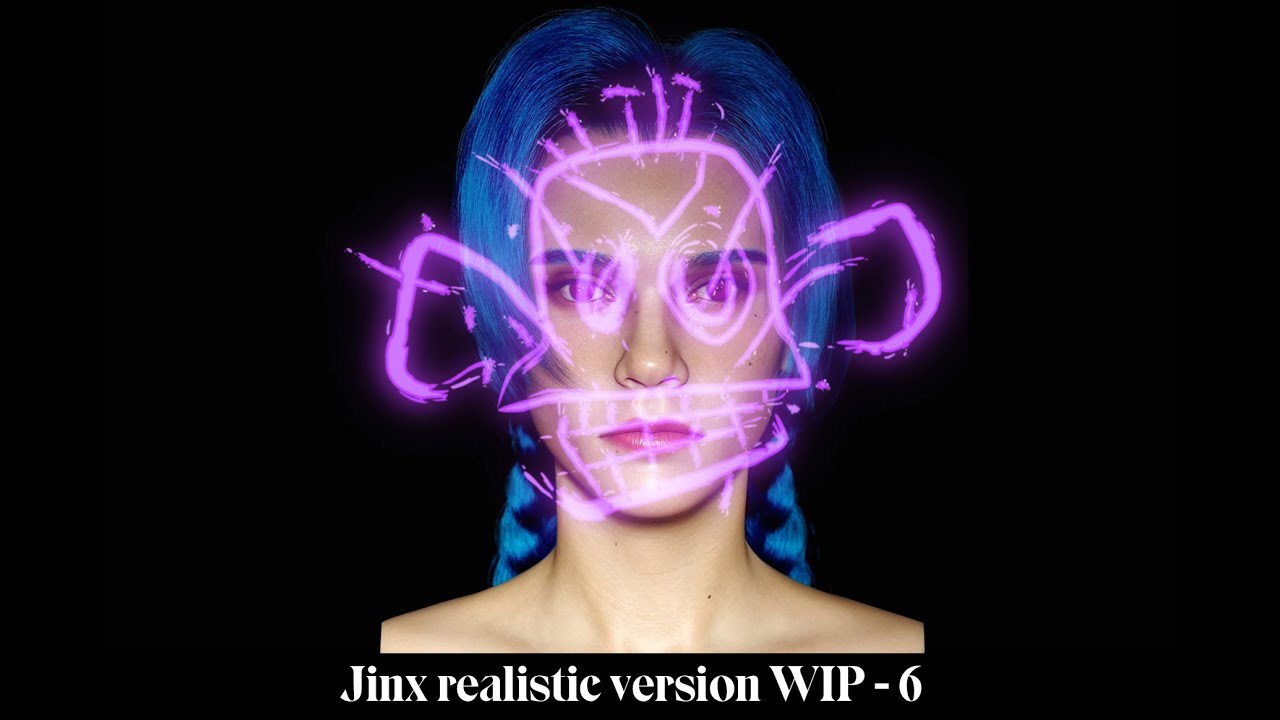 Arcane Jinx realistic version _ WIP 6 - YouTube