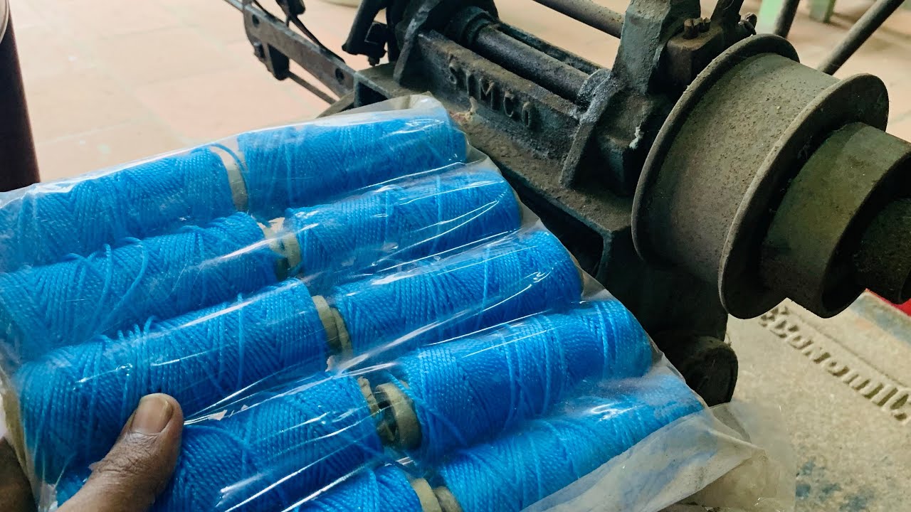 Twine winding machine | Simco machine | Nylon 4 inch 6 inch all twine ...