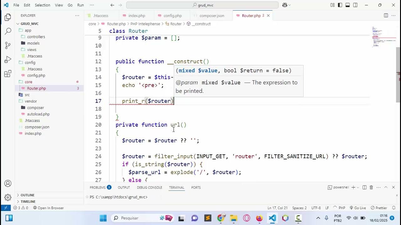 Mini Curso como criar um Grud no padrão MVC com PHP 8.2 e Composer - AULA 10 - YouTube