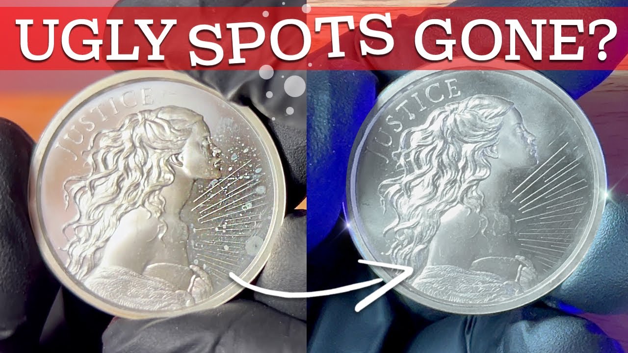 Got spots? Removing Milk Spots from Silver Bullion. #coincollecting # ...