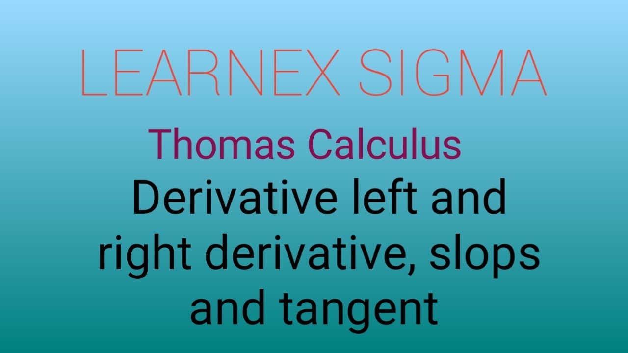 Derivative with First Principal||Slope||Tangent Lines||Derivative of ...