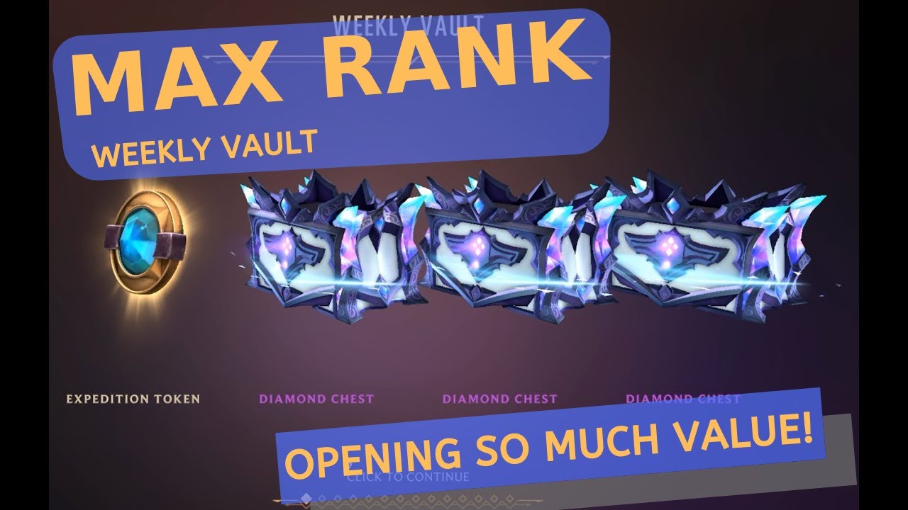Max Level Weekly Vault Rewards - Weekly Chests Level 13 Opening - YouTube