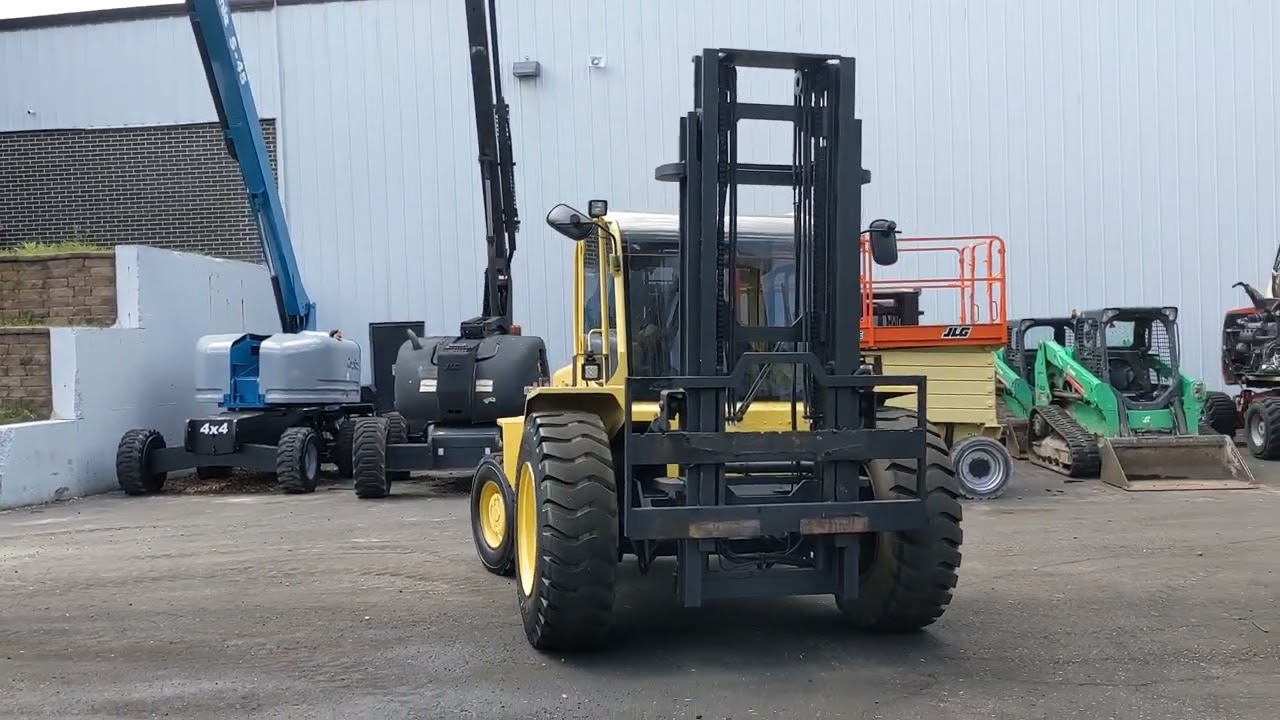 2013 SELLICK S80 8000lb Pneumatic Diesel Forklift STK 10998 - YouTube