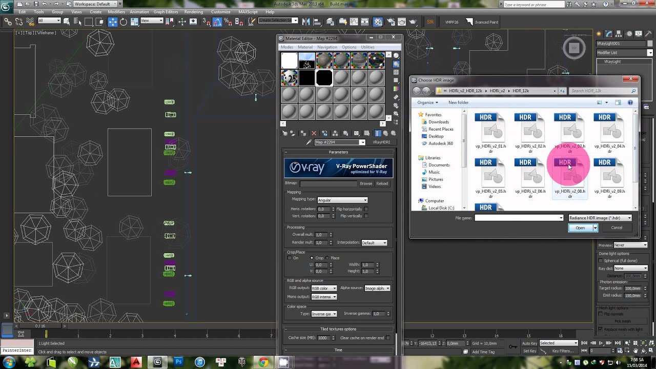 How to make HDRi map in 3Dsmax - YouTube
