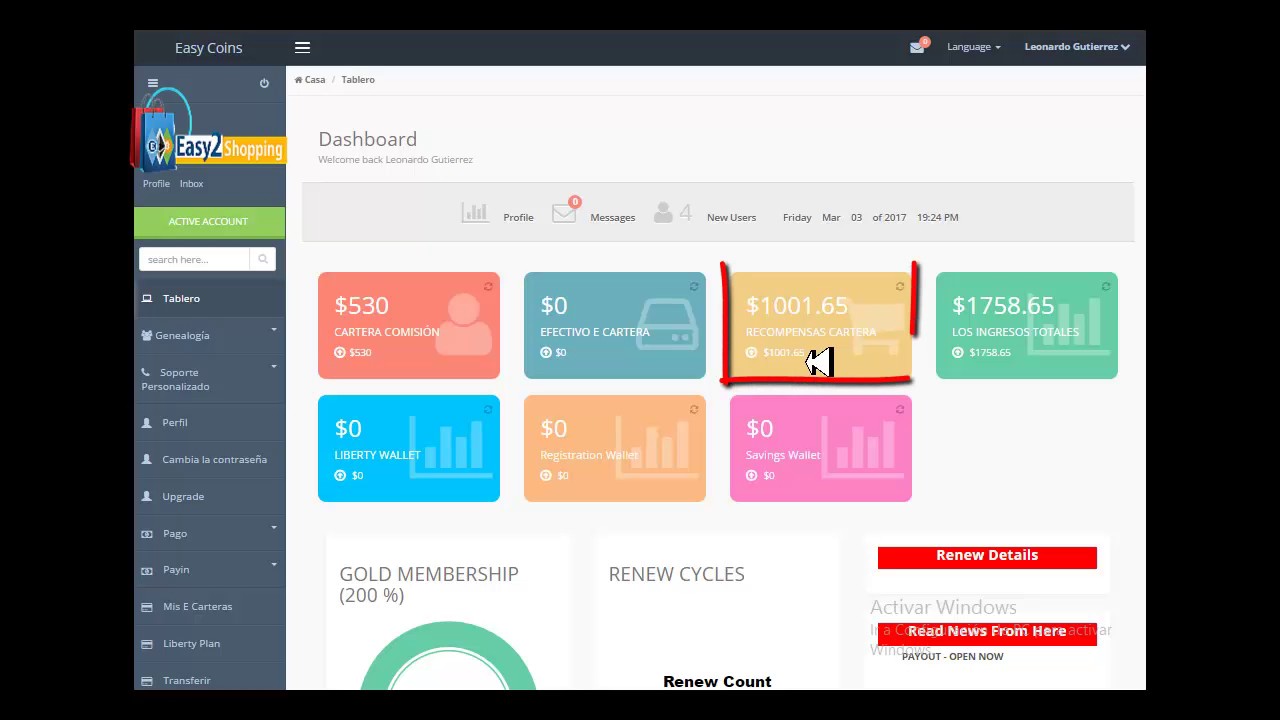 Tutorial como funcionan cada cartera - YouTube