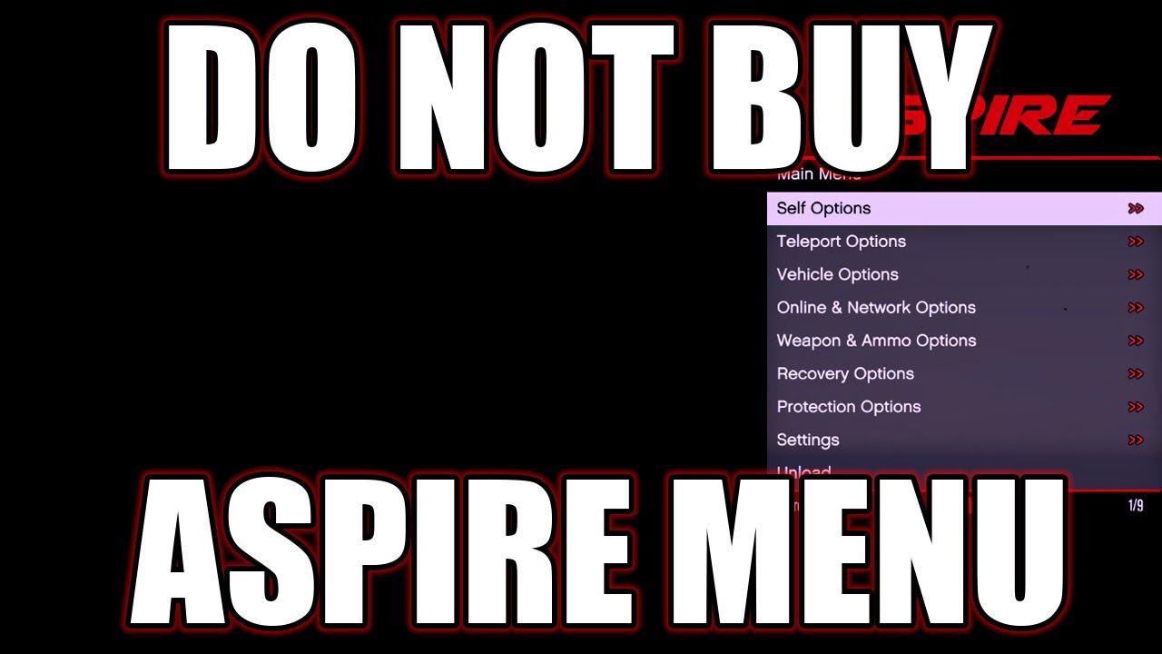 Do Not Buy Aspire Menu! - YouTube
