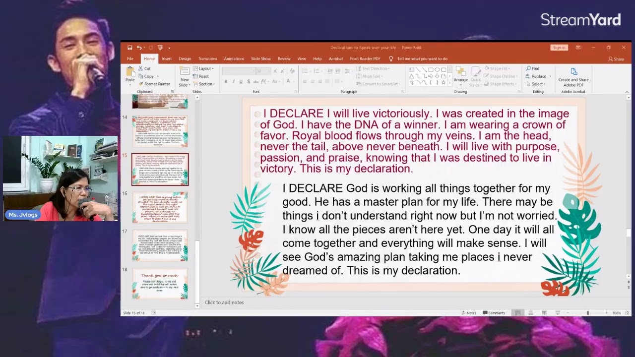 Declarations to Speak over your life ! I DECLARE God’s incredible ...