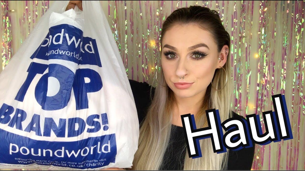 March POUNDLAND / POUNDWORLD Haul | Poison Grace - YouTube