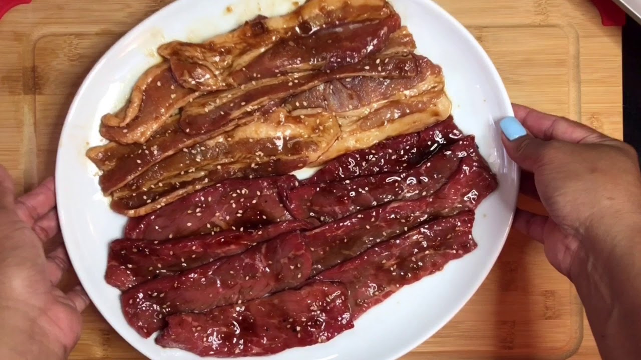 How to make DIY Samgyeopsal korean style grilled - YouTube