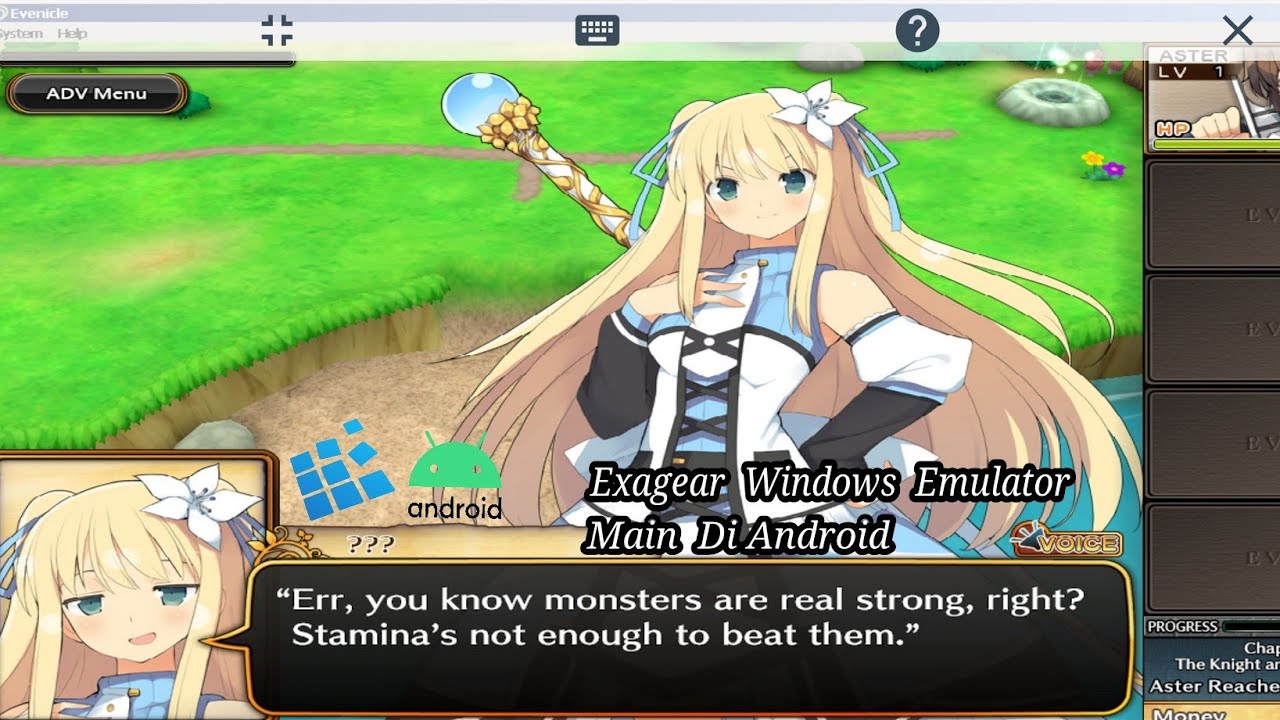 Game Evenicle, Exagear Windows Emulator Android (Game PC). - YouTube