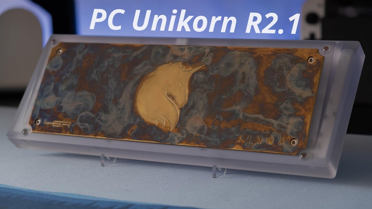 PC Unikorn R2.1 with SP Star Meteor Whites on Alu Half Typing Sounds ...