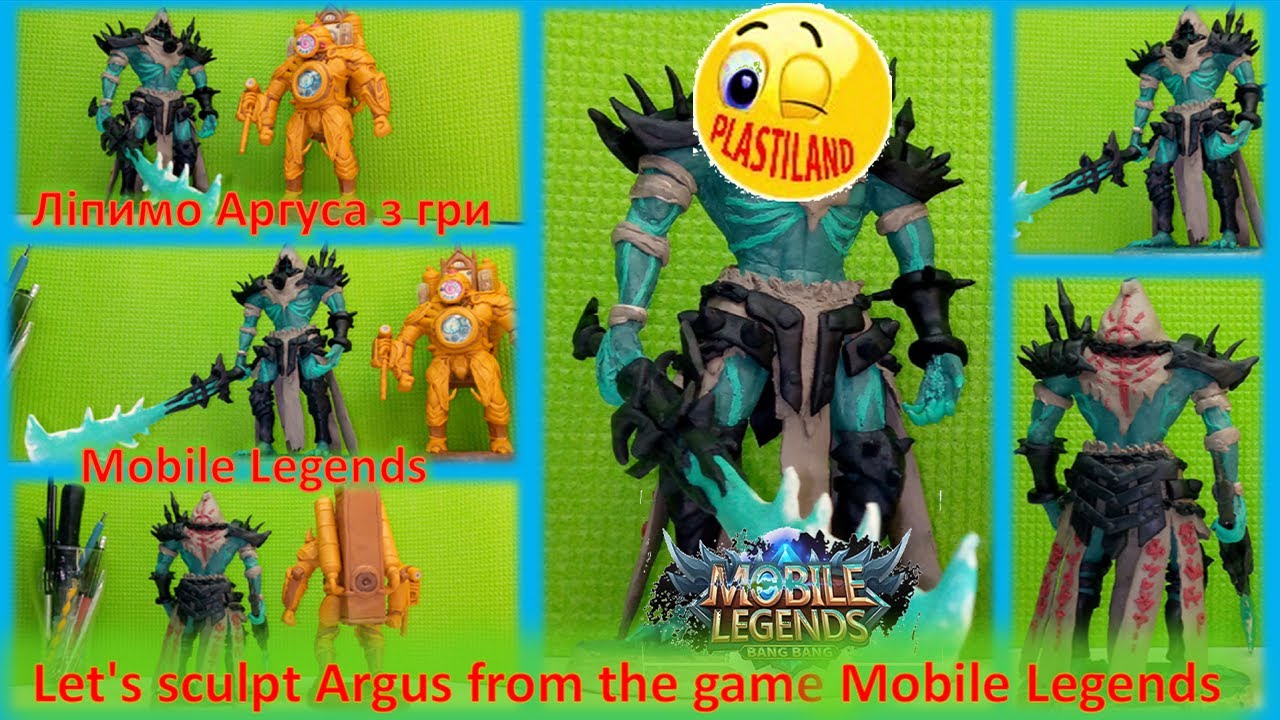 Let's sculpt the character of the game Mobile legends - Argus - YouTube