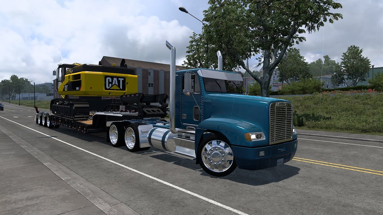 Freightliner FLD Day Cab - Ton 47 heavy load - American Truck Simutor 1 ...