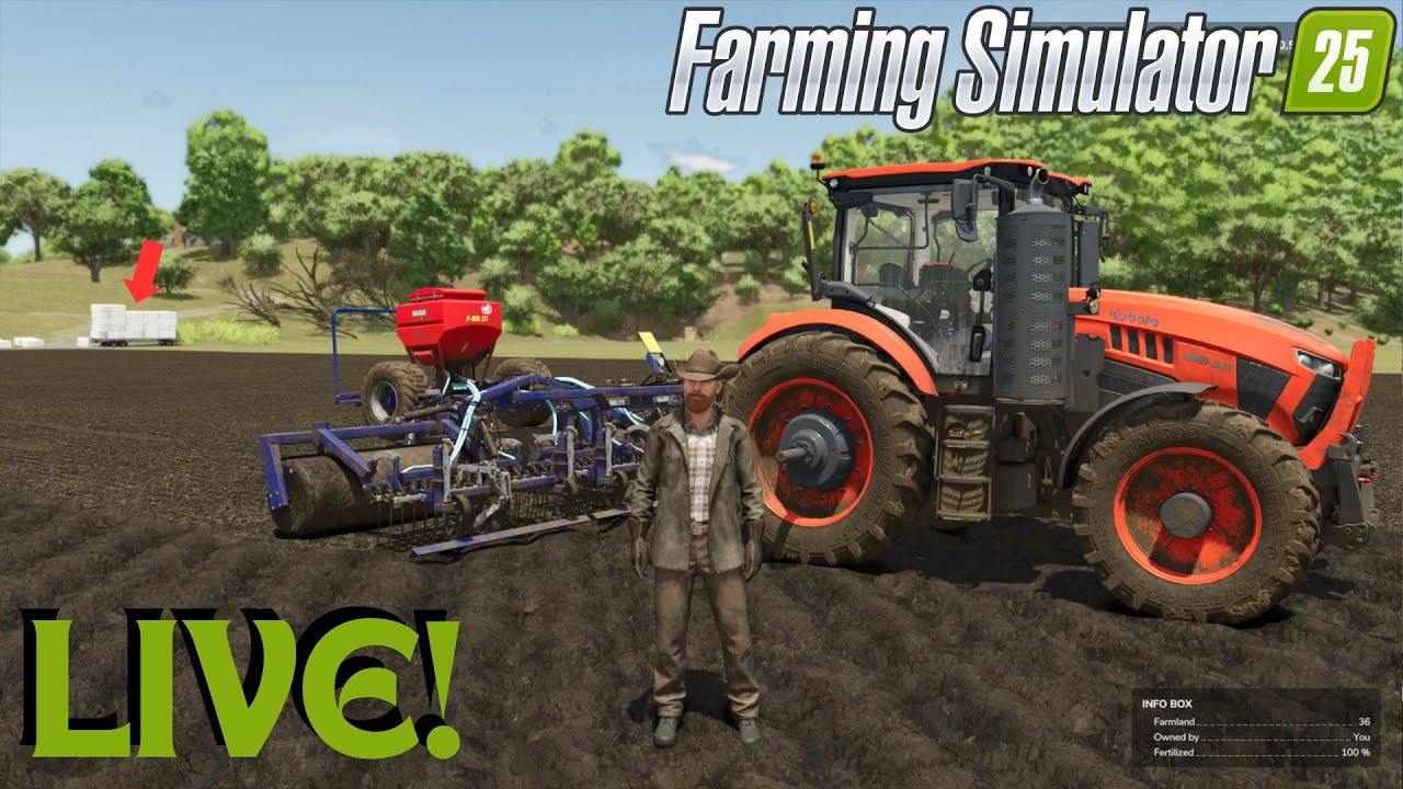 Planting And Harvesting Grass To Make Silage! Farming Simulator 25 FS25 ...