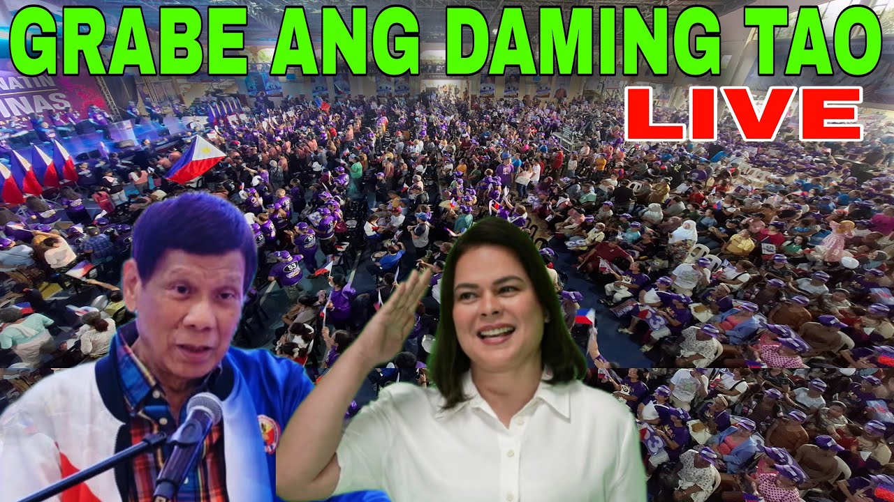 Live PDP Laban Proclamation Rally Dinumog sa Laguna - YouTube