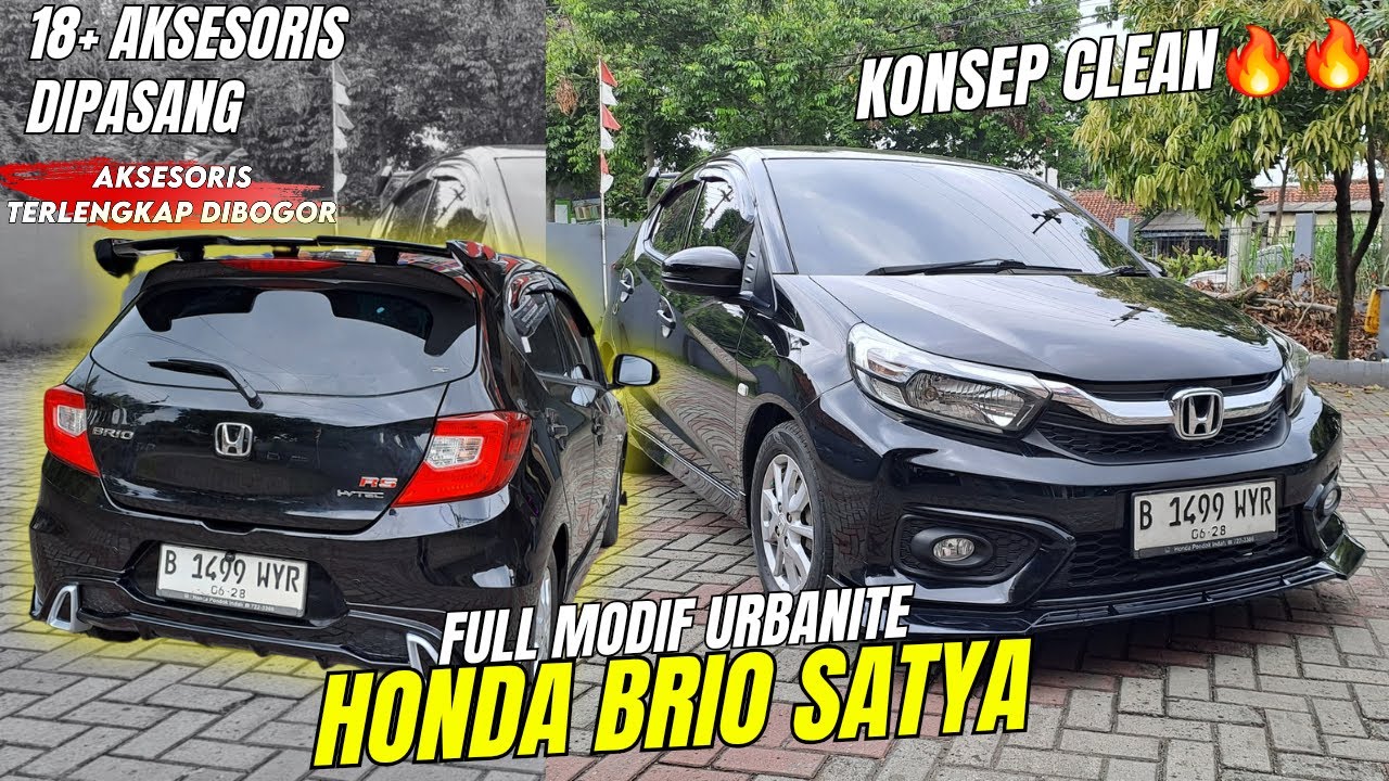 MODIF SIMPLE BRIO SATYA JADI IDAMAN ANAK REMAJA‼️MODIFIKASI BRIO SATYA ...